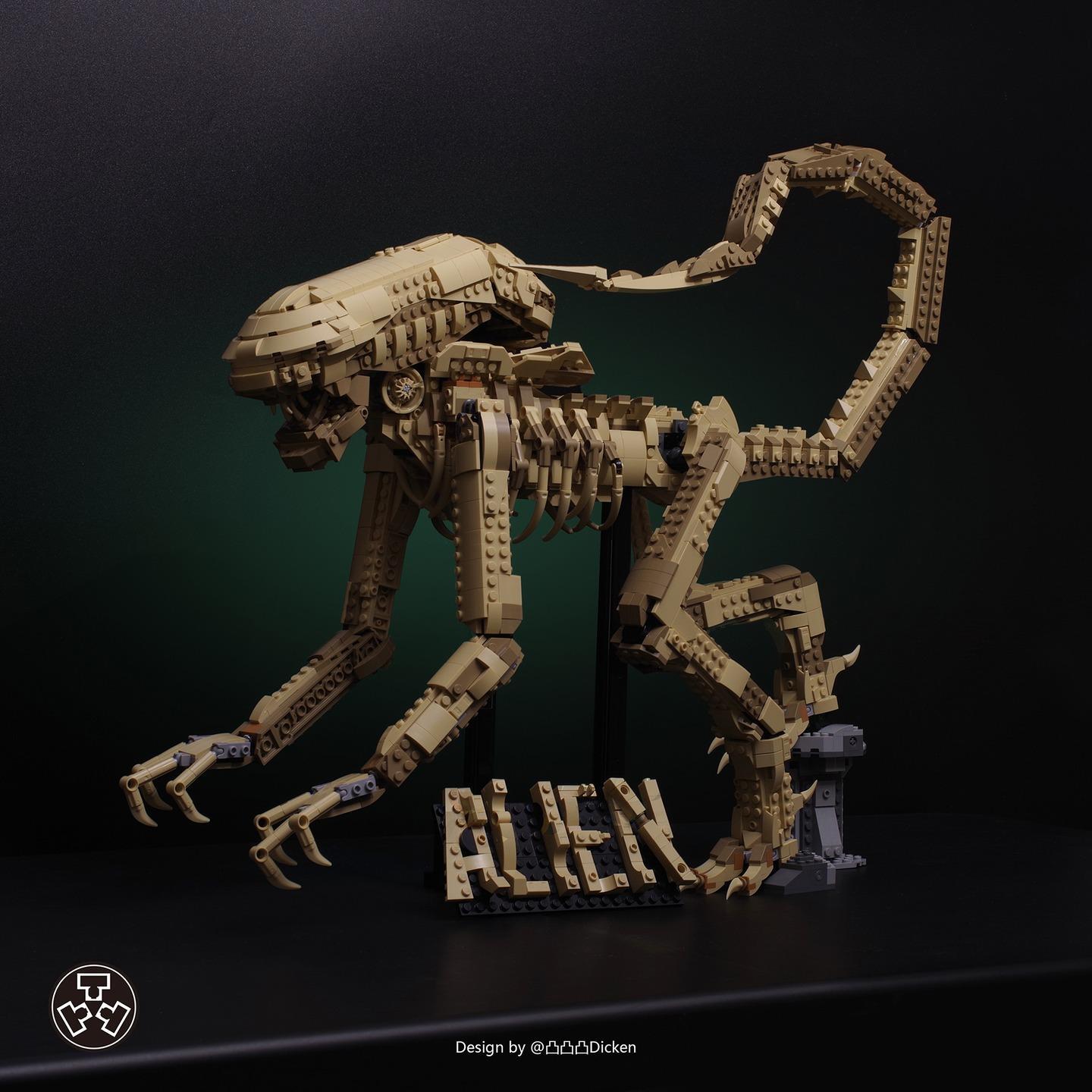 Lego MOC Чужой + Лицехват от автора Dicken_tututu - 07.04.25 22:53 | Пикабу