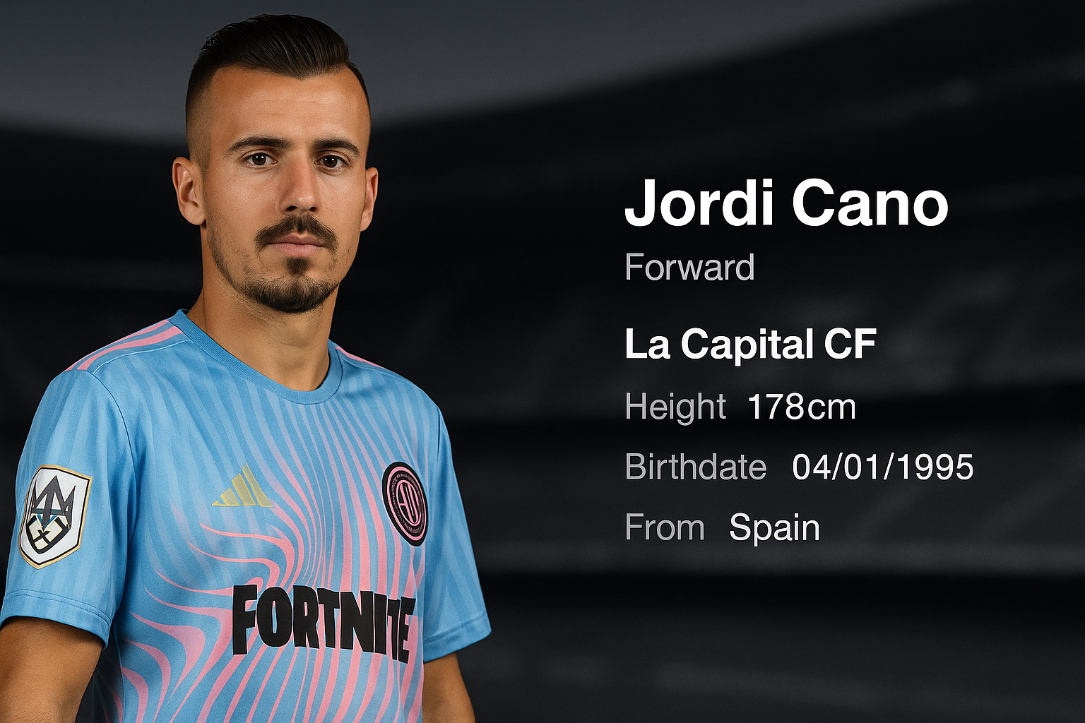 Знакомьтесь с Жорди Кано — нападающий La Capital CF, который уже успел ...