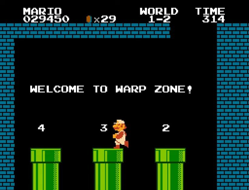 Super Mario Bros. (Dendy) - Секретные варп-зоны - 27.08.25 16:07 | Пикабу