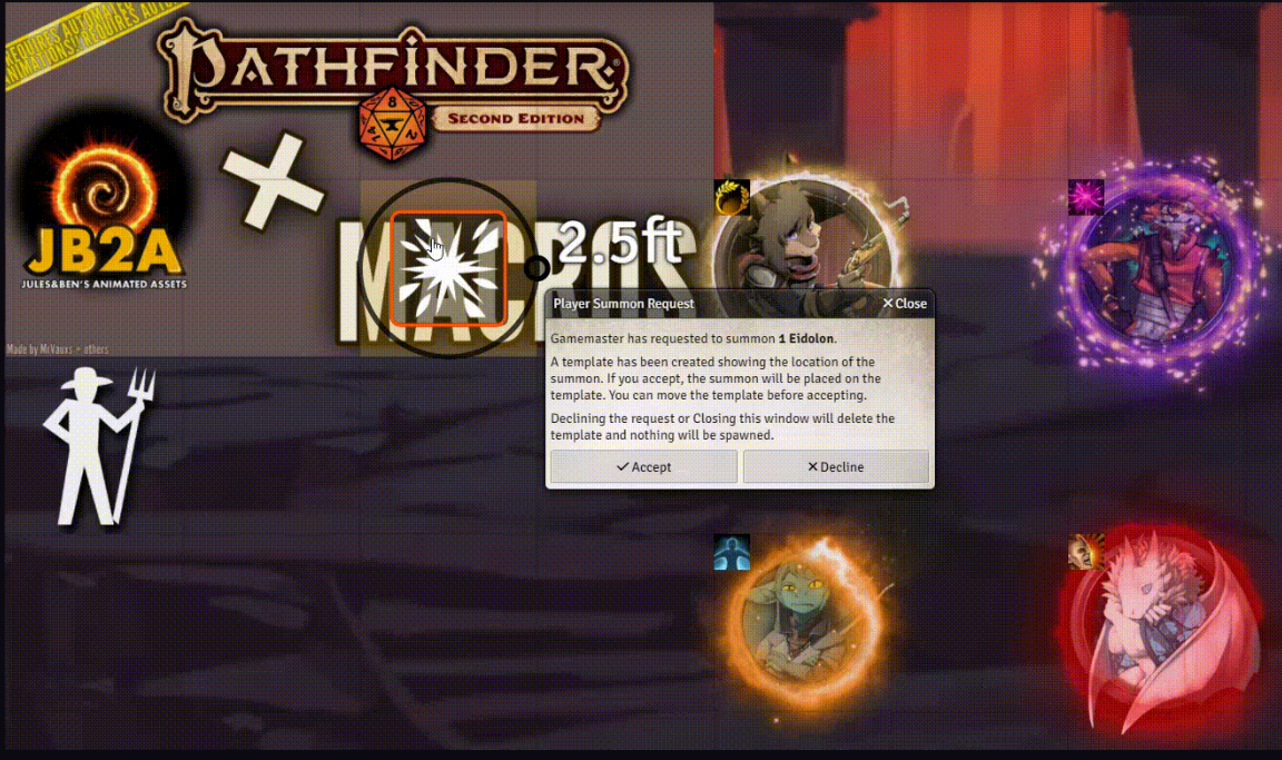 Модули с анимациями и другими "атмосферными" эффектами в Foundry VTT ...